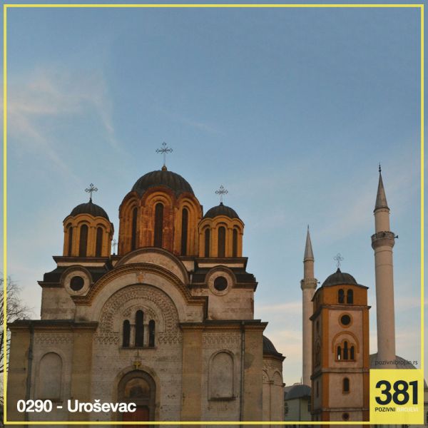 Pozivni broj Uroševac | lista pozivnih brojeva Srbija +381